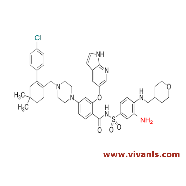 Venetoclax, Formula C₄₅H₅₀ClN₇O₇S, CAS No. 1257044-40-8, VIVAN Life ...