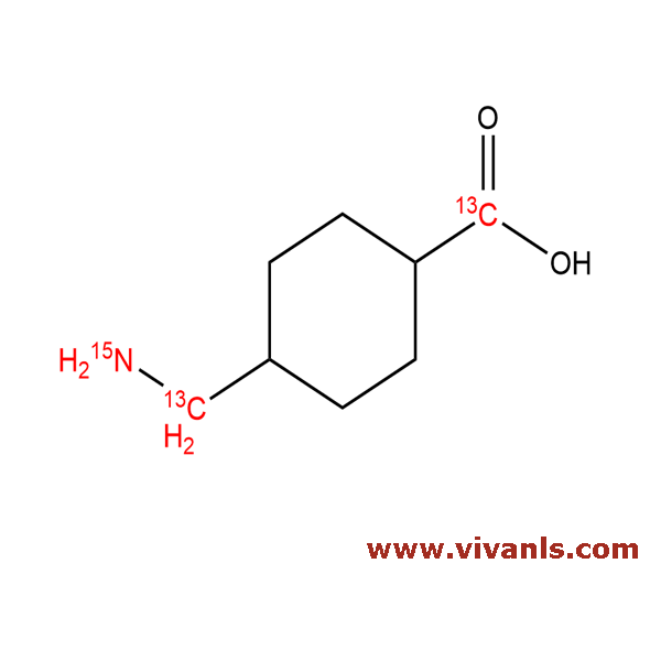 Tranexamic Acid-13C2,15N