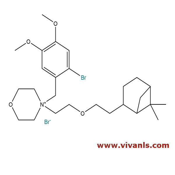 Pinaverium Bromide, CAS Number 53251-94-8, Formula C₂₆H₄₁Br₂NO₄, VIVAN ...